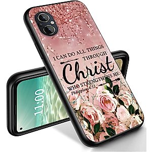 RYUITHDJP for Oneplus Nord N20 5g Phone Case 6.43" Christian Bling Design, Phone Case for Oneplus Nord N20 Case TPU Stylish Protective Cover