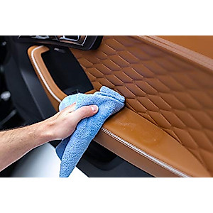 The Rag Company - Edgeless 300 - Microfiber Detailing Towels, Perfect for Removing Polishes, Sealants, and Glaze; Great for Interior Cleaning and Dirty Jobs; 300GSM, 16in x 16in, Light Blue (10-Pack)
