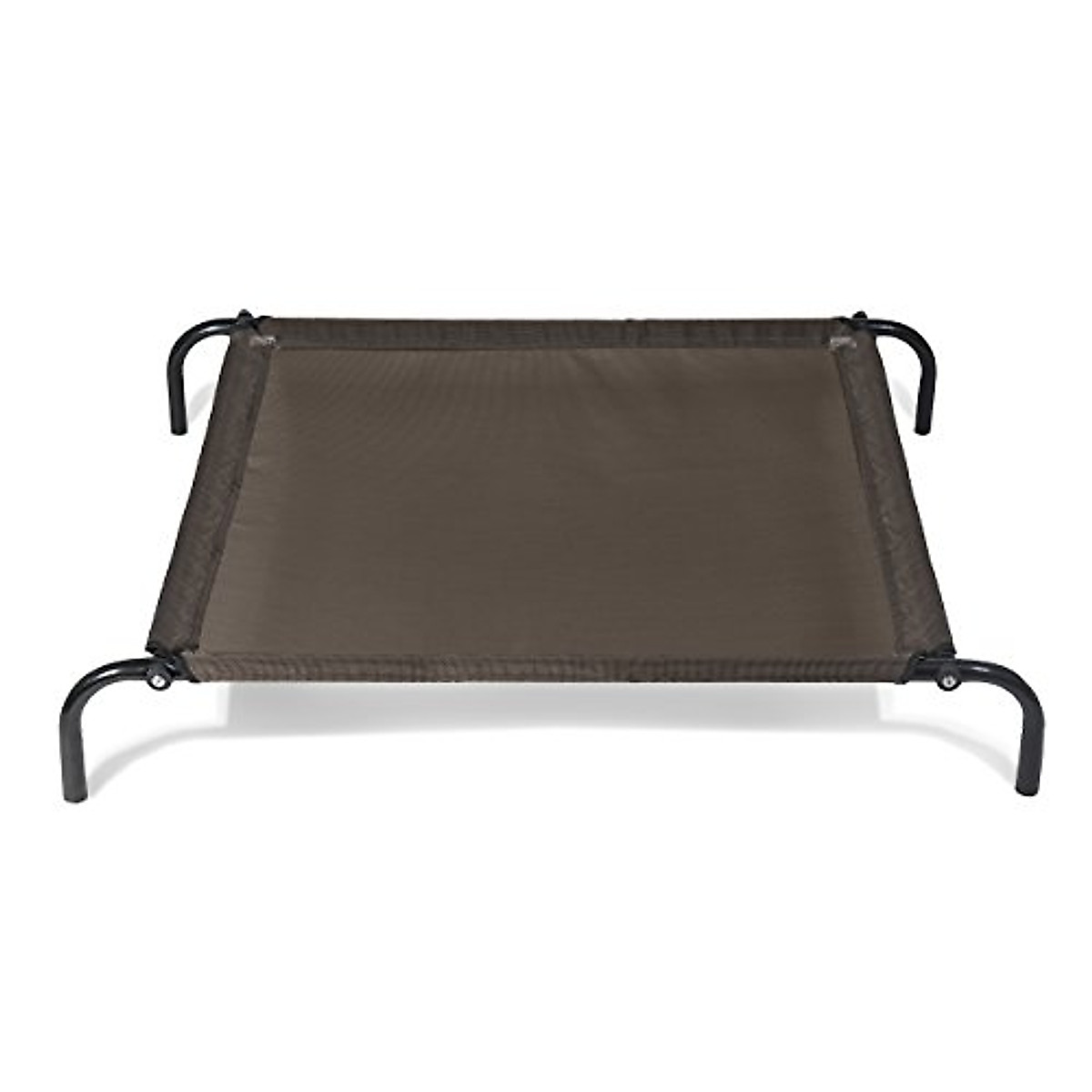 Furhaven Medium Dog Bed Reinforced & Elevated Cot w/ High Airflow Cooling - Espresso, Medium