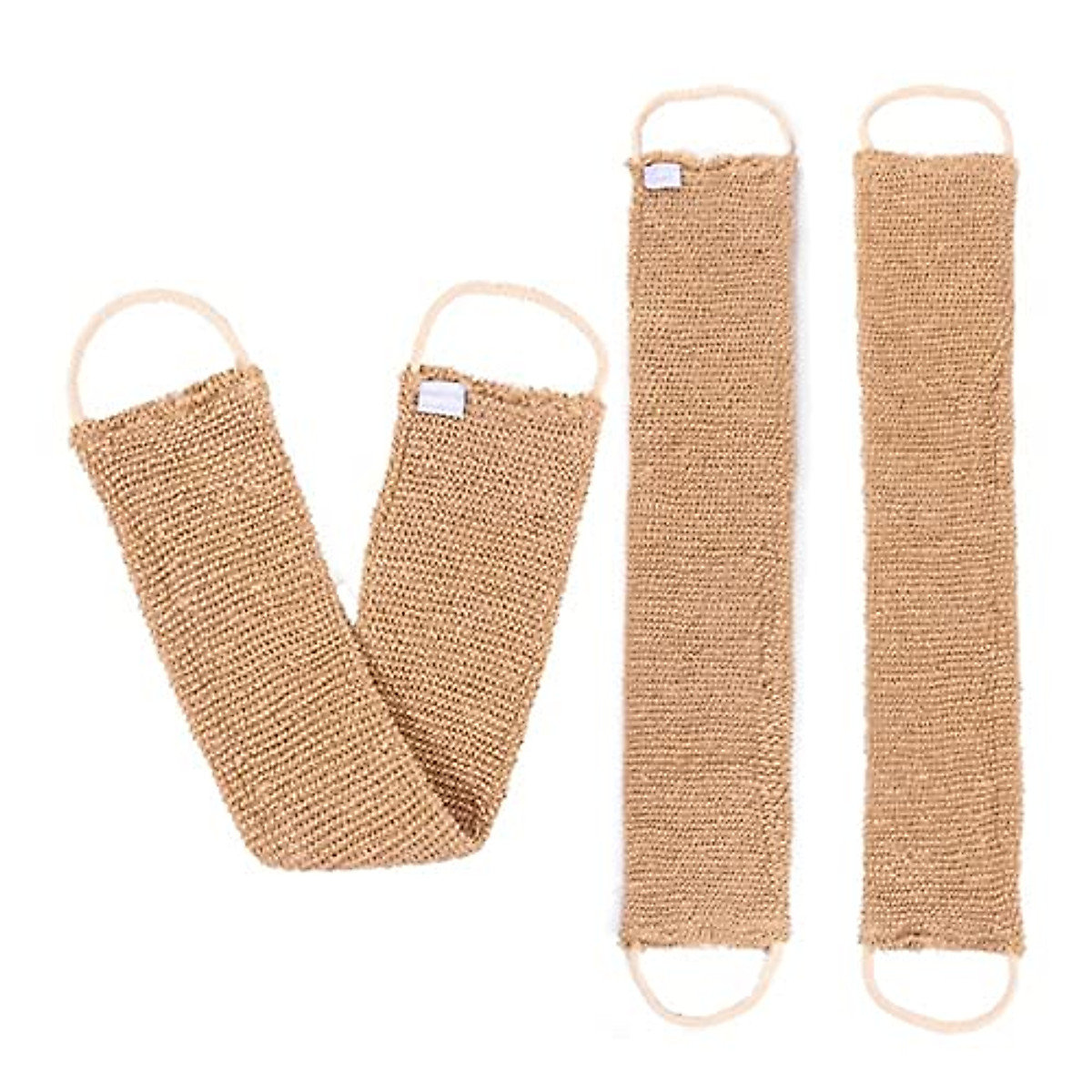 INGVY Dry Brushing Body Brush Bath Towel Shower Towel Multifunctional Back Body Exfoliating Belt Scrubber for Body Cleaning