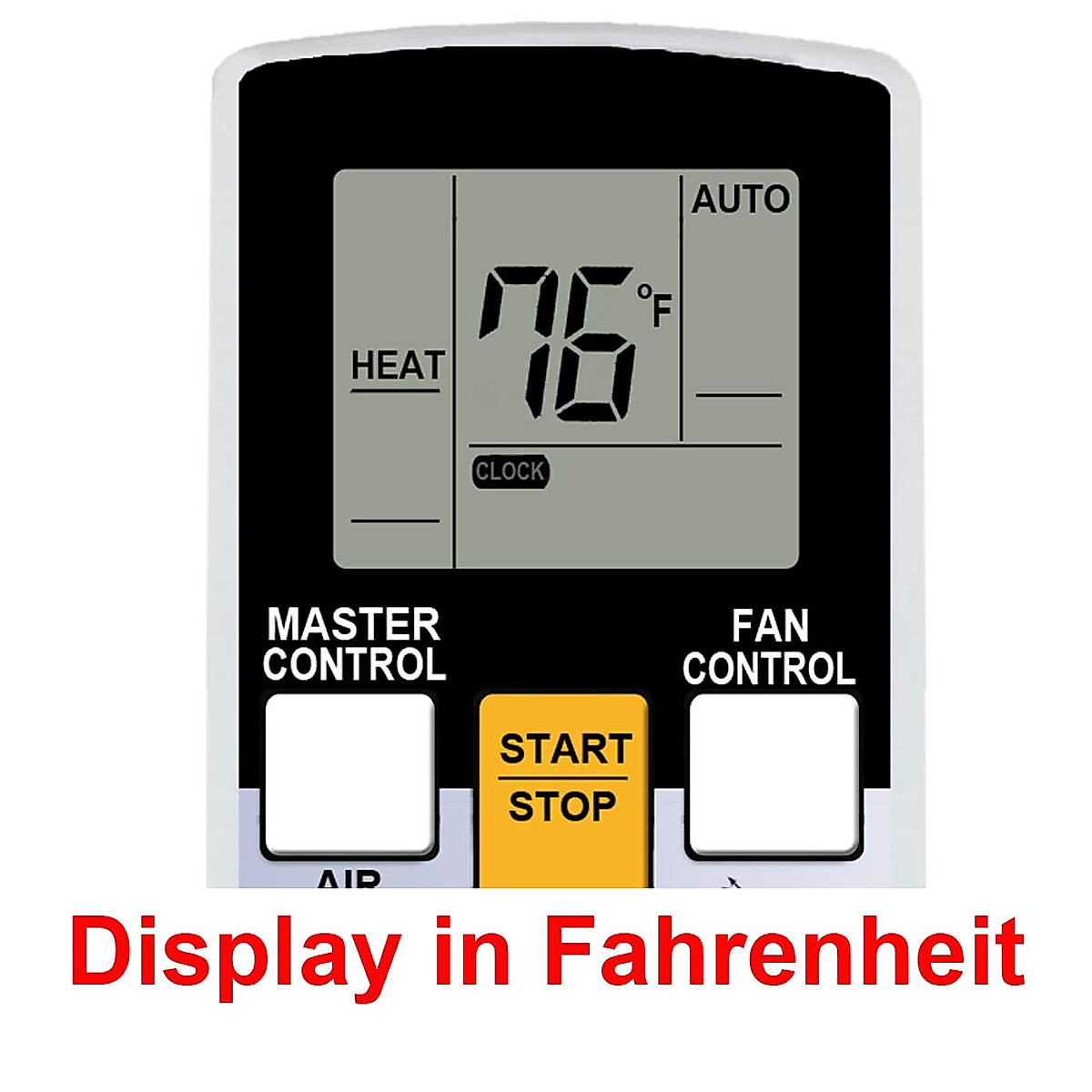 RCECAOSHAN Replacement for Fujitsu Air Conditioner Remote Control Model Number AR-RAE2U Works for ASU12RLS ASU9RLS