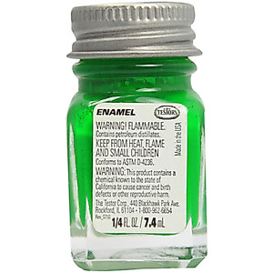 Testors Enamel Paint 1/4oz Gloss Green