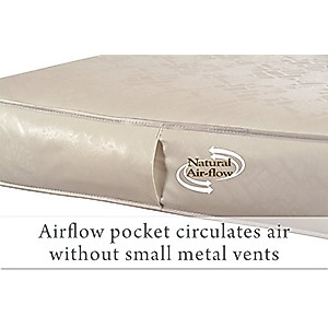 Kolcraft Fresh Start Premium Hypoallergenic Foam Crib Mattress & Toddler Bed Mattress, Non-Toxic Sustainable Waterproof Baby Crib Mattress, GREENGUARD GOLD Air Quality Certified, Made in USA, 52"x28"