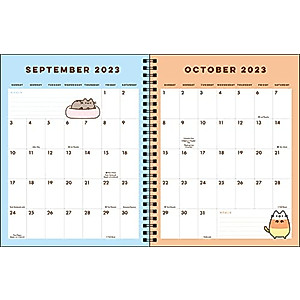 Pusheen 16-Month 2023-2024 Weekly/Monthly Planner Calendar