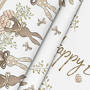 Horaldaily Easter Tablecloth 70x70 Inch Round, Spring Carrots Bunny Table Cover for Party Picnic Dinner Decor