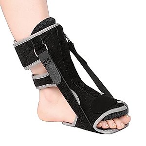 HOOMTREE Plantar Fasciitis Night Splint,Adjustable Foot Orthotic Brace,Foot Brace with Support Plate,Day&Night Foot Drop Brace Support for Plantar Fasciitis Achilles Tendonitis Heel Spurs Pain Relief