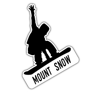 Mount Snow Vermont Ski Adventures Souvenir 2 Inch Vinyl Decal Sticker Board Design