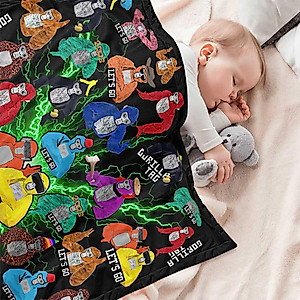 Gorilla Blanket Boys Gorilla Throws Blanket Children's Nap Blanket- Soft Lightweight Plush Tag Blanket Cozy (60in x 80in)