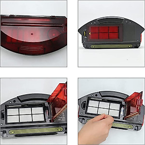 MZY LLC 12 Pack Hepa Filter Filters Replacement For irobot Roomba 800 900 series 860 870 871 880 960 980 Robotic Vacuum Parts