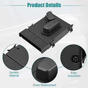 ACROPIX Front Left Side Car Power Seat Switch Control Adjustment Adjust Recline Recliner Switch Fit for Chrysler 200 - Pack of 1 Black