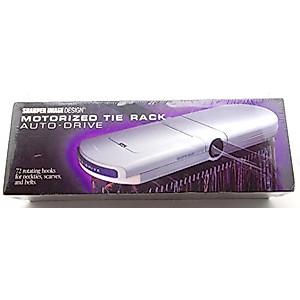 Sharper Image Motorized Tie Belt Scarf Rack