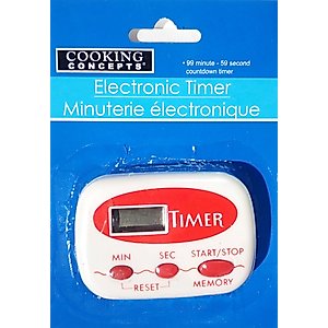 Electronic Kitchen Timer - 1 pc,(Cooking Concepts)