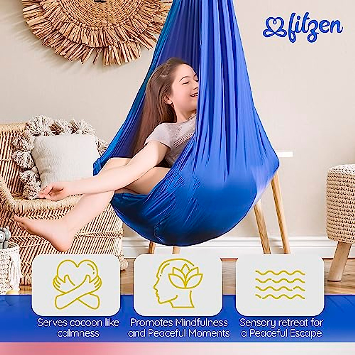 FITZEN Sensory Swing: Indoor Therapy Swing for All Ages