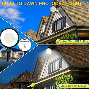 Led Barn Lights,150W Dusk to Dawn Outdoor Lighting, 150° Adjustable Angle Area Street Lights,Waterproof 6500K Outdoor Security Lights for Garage Yard Farmhouse Warehouse