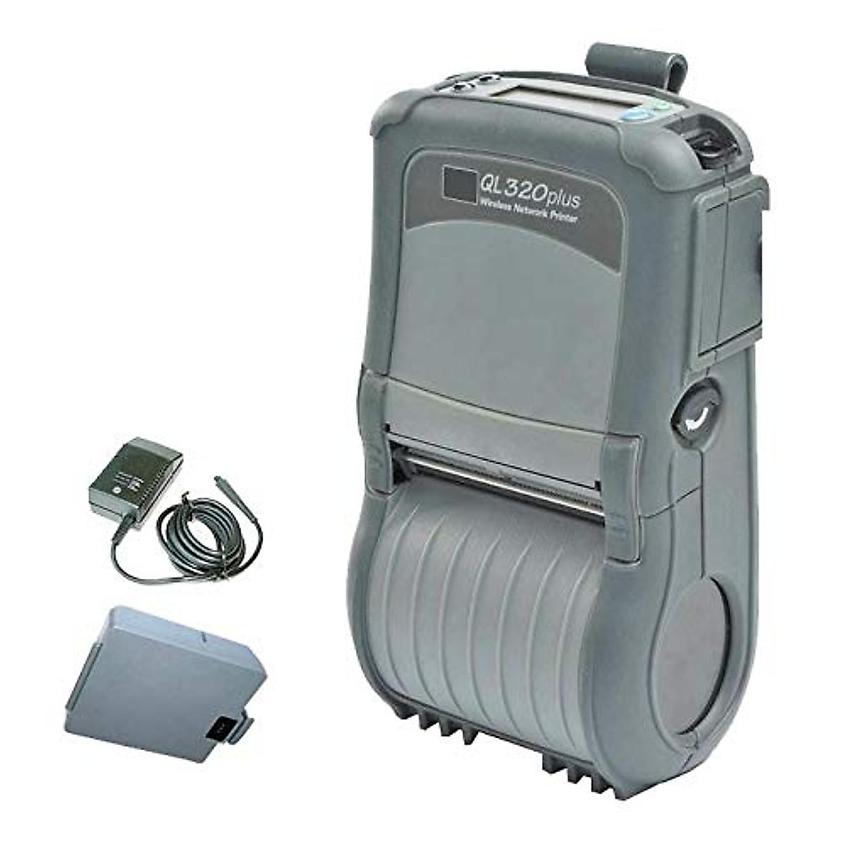 QL320 Plus Barcode Label Printer, Wireless WiFi (b/g), 3 Inch, Direct Thermal, USB Comm Port, Belt Clip, Charger