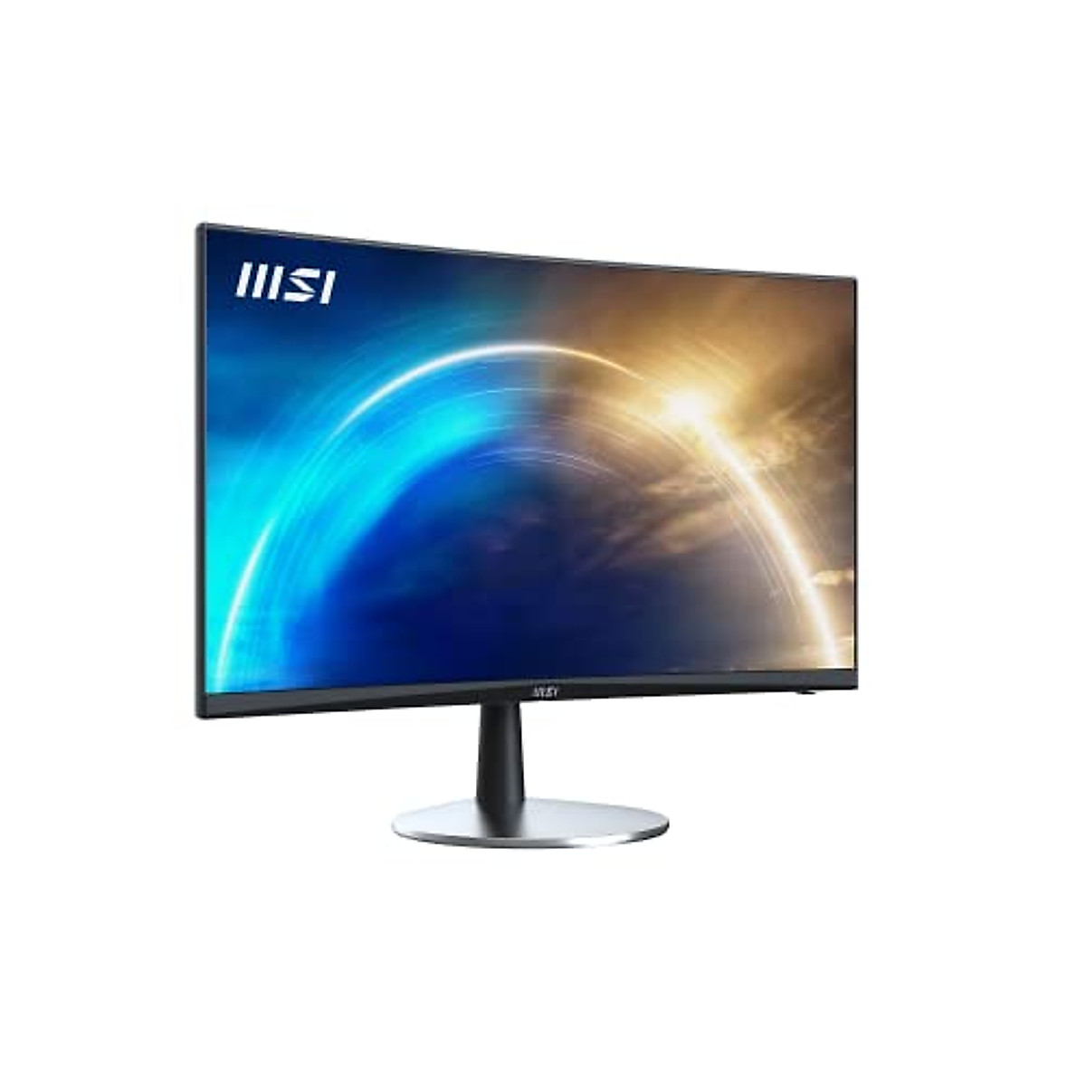 MSI Pro MP242C, 24" Monitor, 1920 x 1080 (FHD), Curved VA, 75Hz, FreeSync, TUV Certified Eyesight Protection, 1ms, HDMI, Tilt