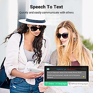 SVANTTO Pen Scanner, Text to Speech Device for Dyslexia, OCR Digital Highlighter Reader Pen, Exam Reading Pen, Bluetooth Langage Translator, No Monthly Fee