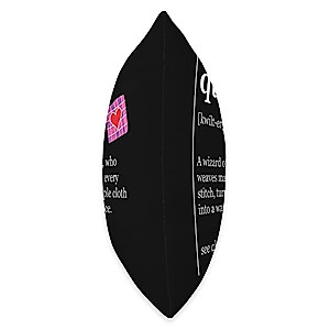 Cute Definition Gifts Quilter Definition Throw Pillow, 16x16, Multicolor