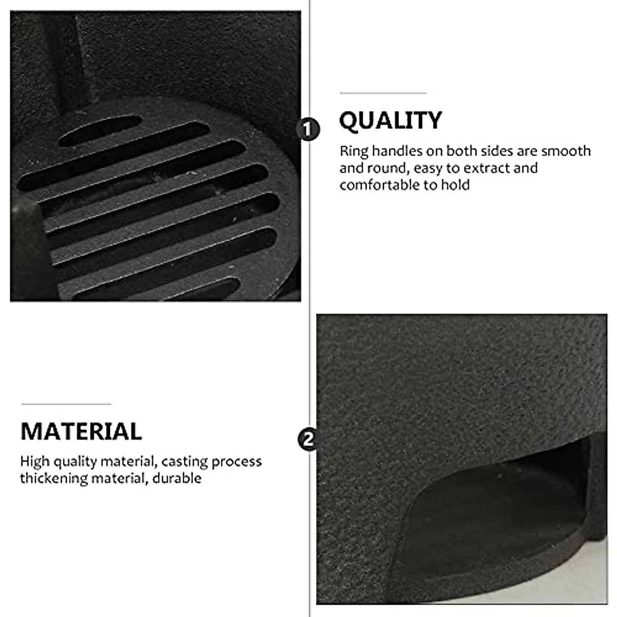 Small Charcoal Grill, Portable Charcoal Grill -Iron Japanese Grill for Camping, Outdoors,Cooking