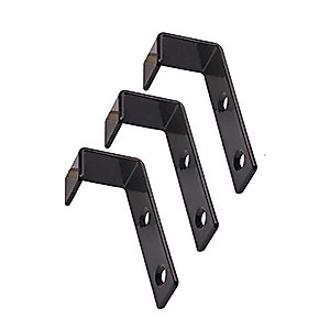 RUN Pack of 8 Black Iron Storage Hooks Coat Clothes Hangers Bunk Bed Ladder Hooks Brackets