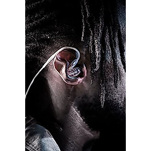 Shure MV7 USB/XLR Dynamic Microphone + SE215 Professional in-Ear Headphones for Podcasting, Recording, Streaming & Gaming, Built-in Headphone Output, Voice-Isolating Technology - Silver/Clear