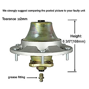 q&p Outdoor Power TCA17517 Spindle Assembly Bracket Replaces John Deere TCA17517 TCA20639