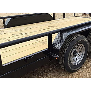 Heavy Duty Weld On 2x4 Steel Stake Pockets for Trailer & Truck (8)