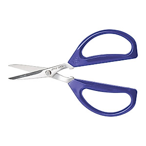 Joyce Chen Original Unlimited Kitchen Scissors All Purpose Dishwasher Safe Kitchen Shears With Comfortable Handles, Blue