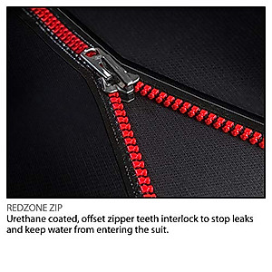 O'Neill Men's Heat 4/3mm Back Zip Full Wetsuit, Black/Black, L