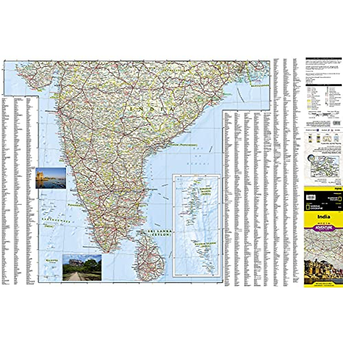 India Map (National Geographic Adventure Map, 3011)