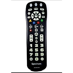Spectrum TV Remote Control 3 Types to Choose FromBackwards Compatible with Time Warner, Brighthouse and Charter Cable Boxes (Pack of One, UR3-SR3S)