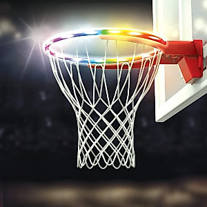 Cipton Basketball LED Rim Lights, Perfect for Basketball Hoop Outdoor and Indoor, Outdoor Games, Basketball Accessories, Remote Included