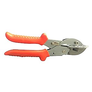 Zimpty Miter Shears- Trunking Shears for Angular Cutting of of Plastic, Rubber,Wood, Decorative Moldings,PVC,Tile Edges,Trim and Trim at 45 Degree, 60, 90 Degree Angles