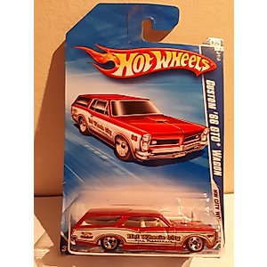 Hot Wheels 2010 City Works 03/10 RED and White City FIRE Department Custom '66 GTO Wagon