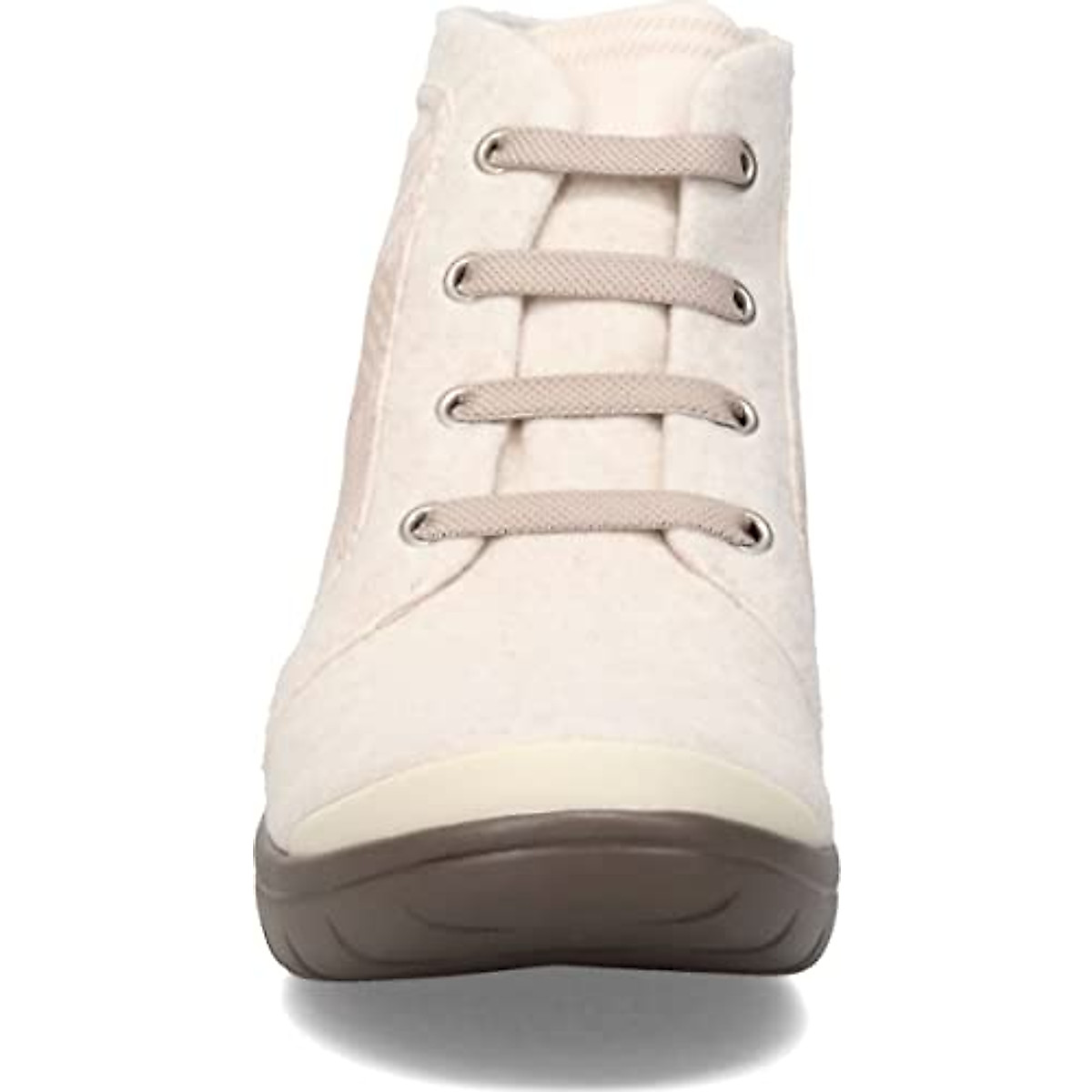 BZees Womens Kick Back Ankle Boot Taupe Plaid 8.5 M