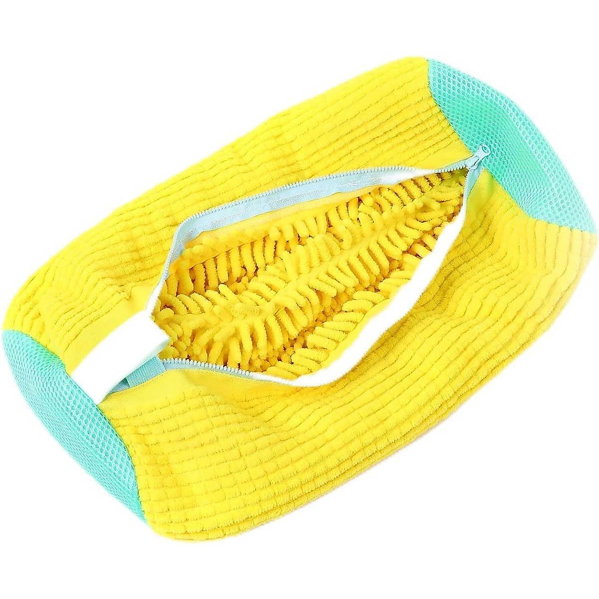The shoe washing bag is specifically designed for washing machines and is suitable for cleaning and protecting sports shoes. It can be reused, including washing and drying functions (1 yellow piece)