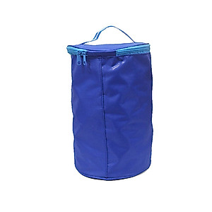 CHAOFAN Hanging Pingpong Balls Storage Bag Portable Pouch Table Tennis Ball Holder Blue Bag Contain 150 to 200 Balls