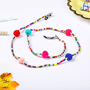 Cherish Intelligence Colorful Eyeglass Chains for Kids Women, Reading Glasses Strap Necklace Sunglass Holder 123