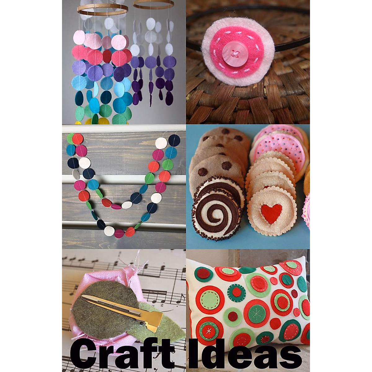 Playfully Ever After 3 Inch Mixed Color Assortment 70pc Stiff Felt Circles