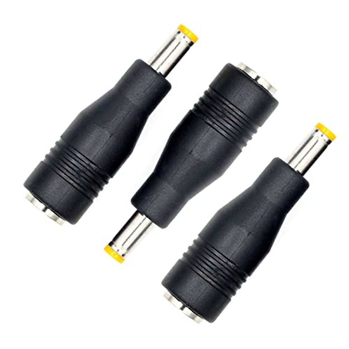 KarlKers 8mm Dc Power Plug, DC 8mm Adapter for Solar Panels, DC7909 Female to 5.5mm X 2.5mm Male Connector Solar Plug Adapter for Solar Generator Portable Power Station, Rechargeable Battery 3 Pack