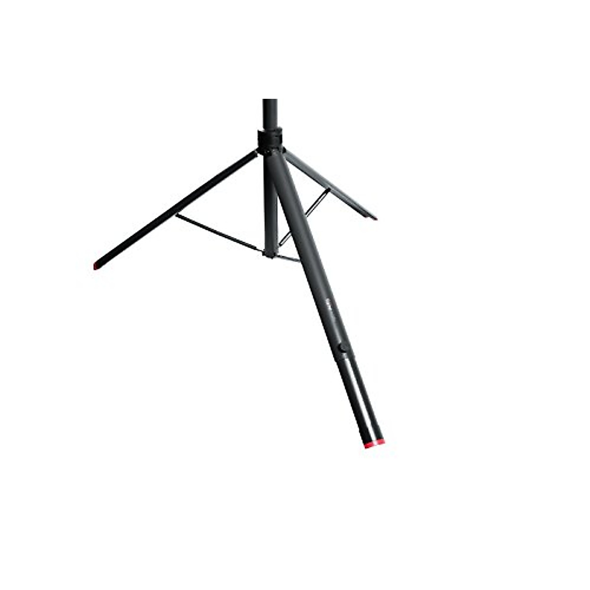 Gator Frameworks ID Series Speaker Stand with Lift Assist and Adapter to Fit 35mm and 38mm Speaker Mounts; 48"/75" Min/Max Height (GFW-ID-SPKR),Black