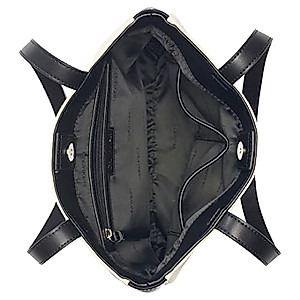 Calvin Klein Tessa Key Item Tote, Natural/Black Combo