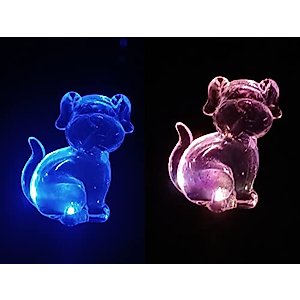 Starry Illuminate 2 PCS Solar Color Changing Cat Kitty Style Garden Stake Light
