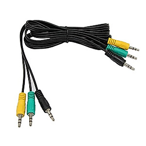 zdyCGTime 3.5mm Audio Cable 3 to 3 3.5mm Jack Male to Male Stereo Audio AUX Cable Cord for Computer Speakers(5ft/1.5m)