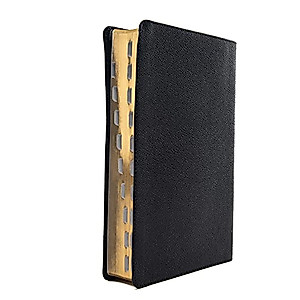 NASB Super Giant Print Reference Bible, Black Genuine Leather, Indexed, Red Letter, Presentation Page, Cross-References, Full-Color Maps, Easy-to-Read Bible Karmina Type