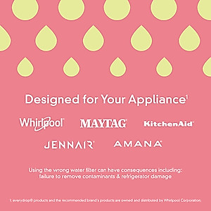 everydrop by Whirlpool Ice and Water Refrigerator Filter 1, EDR1RXD1, Single-Pack , Purple
