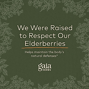 Gaia Herbs Black Elderberry Syrup, 5.4 Ounce