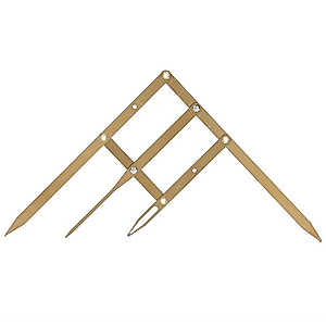 Eyebrow Ruler, Eyebrow Stencil Microblading Tattoo Eyebrow Ruler Golden Ratio Makeup Symmetrical Tool Accessory (golden)