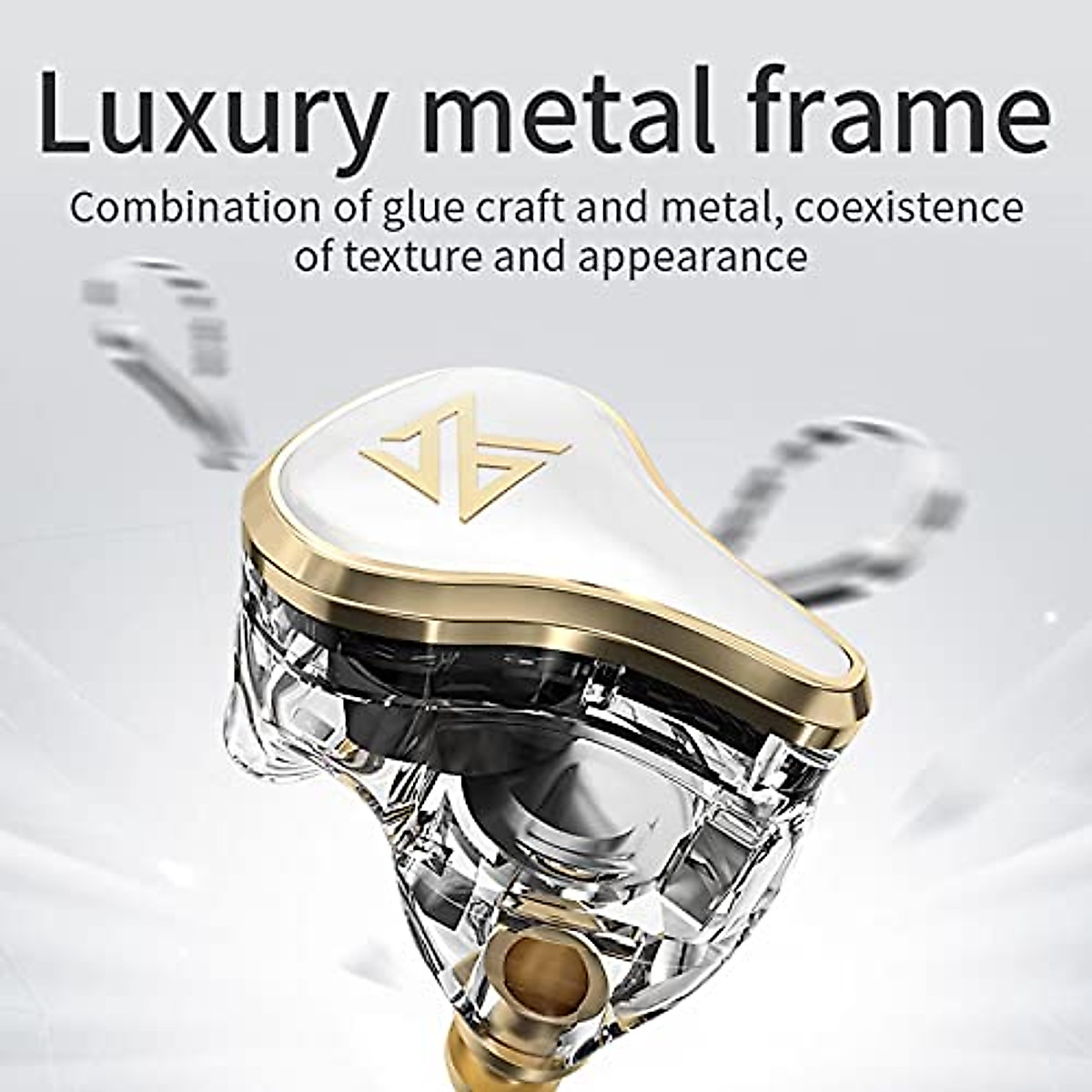 KZ SK10 1DD Bluetooth 5.2 Earbuds Wireless Earphones Wireless Earbuds for Women Girls Earphones Hybrid Drivers Noise Cancelling Earbuds Games Wirelss in Ear Headphones with Built-in Microphone (Pink)