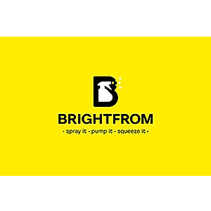 BRIGHTFROM Condiment Squeeze Bottles, RED/YELLOW 8 OZ Empty Squirt Bottle with Wide Neck - Great for Ketchup, Mustard, Syrup, Sauces, Dressing, Oil, BPA FREE Plastic - 2 PACK